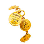 Vintage Chanel Gold Logo Coin Bracelet || TFTM Melrose