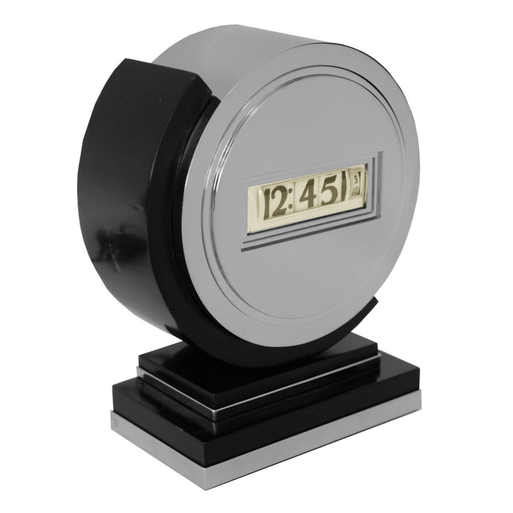 Early Lawson Streamline Art Deco Clock || TFTM Melrose