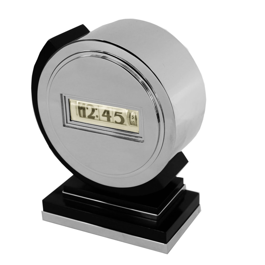 Early Lawson Streamline Art Deco Clock || TFTM Melrose